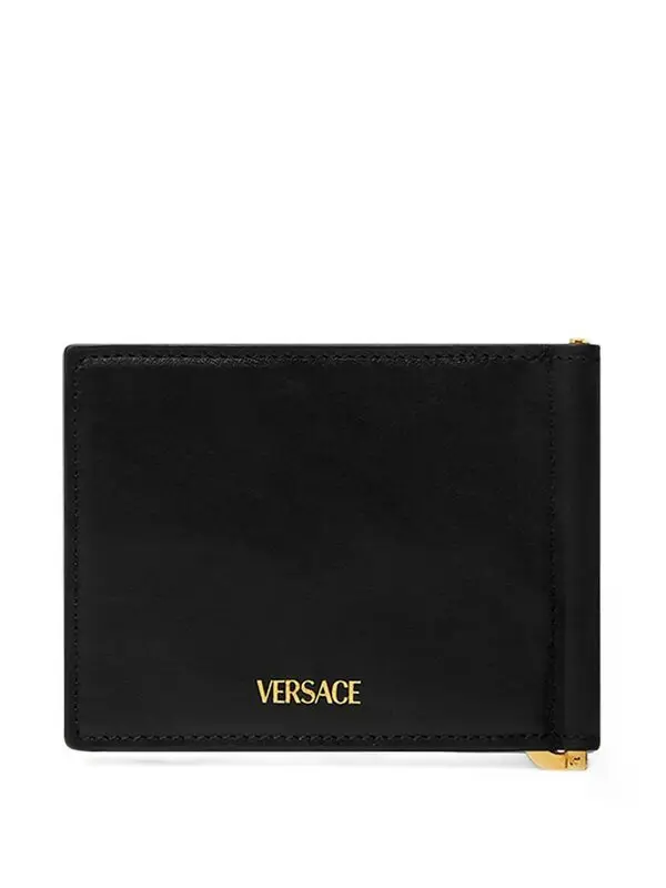 Versace La Medusa Logo-plaque Leather Wallet