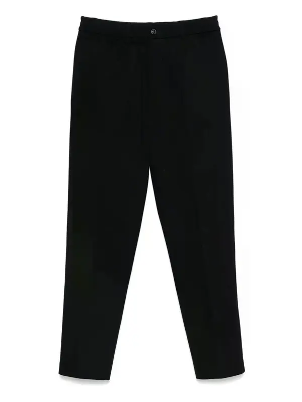 Moncler Cotton-blend Trousers - Blue