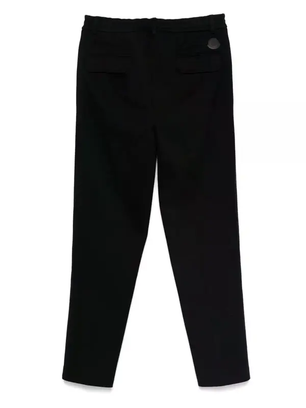 Moncler Cotton-blend Trousers - Blue
