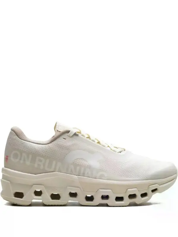 On Cloudmonster Lace-up Sneakers - White