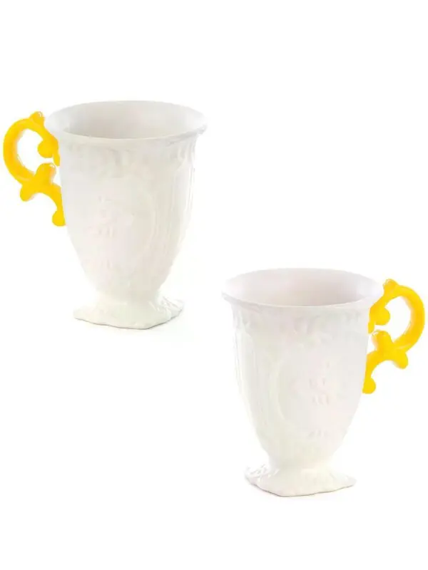 SELETTI I-wares Porcelain Mug - White