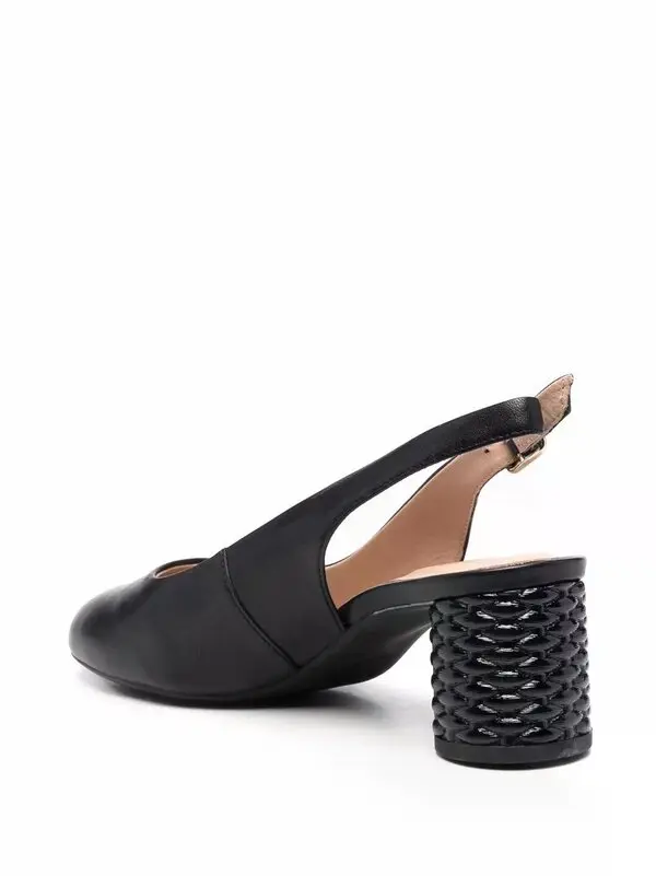 Geox Leather Slingback Pumps