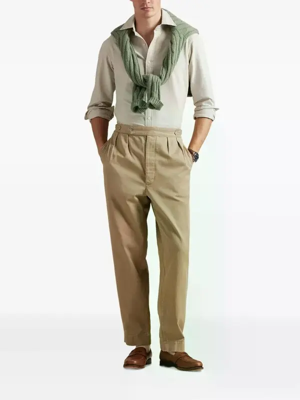 Polo Ralph Lauren Long-sleeve Button-down Shirt - Neutrals