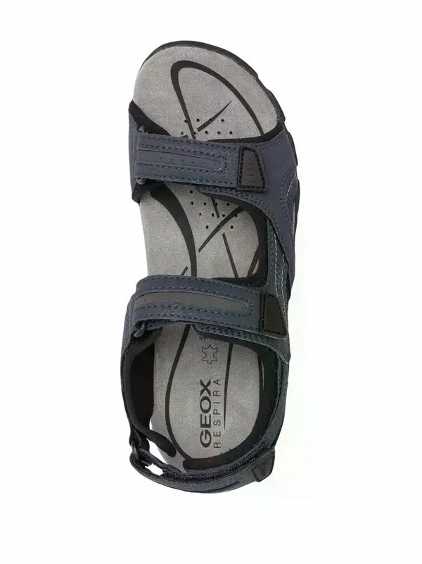 Geox Embossed Logo Sandals - Blue