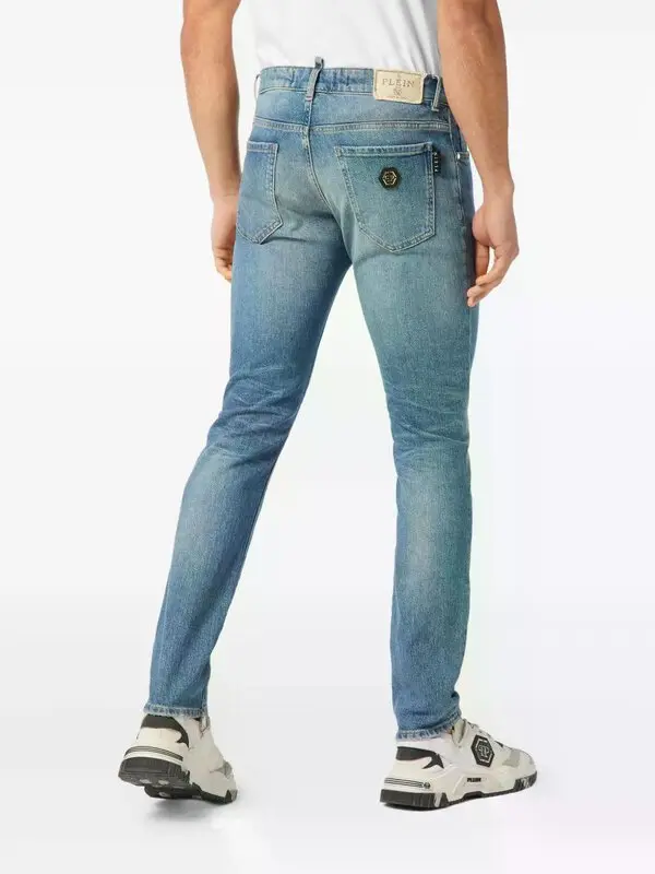 Philipp Plein Logo-patch Jeans