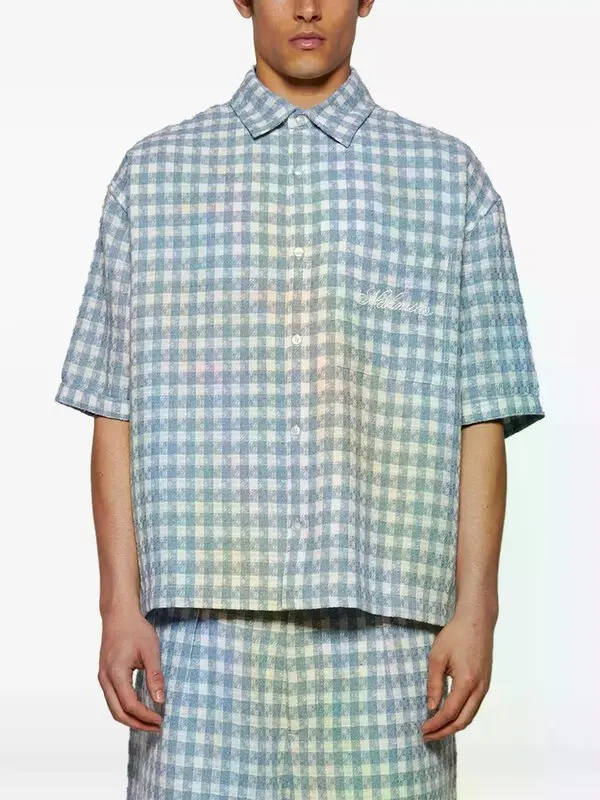 NAHMIAS Checked Short-sleeve Shirt