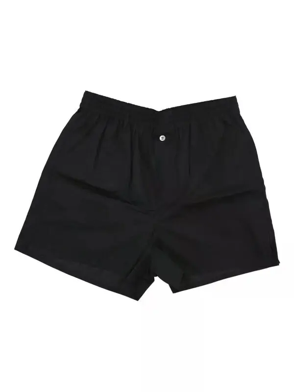 LA ROSE Elasticated-waist Shorts - Black