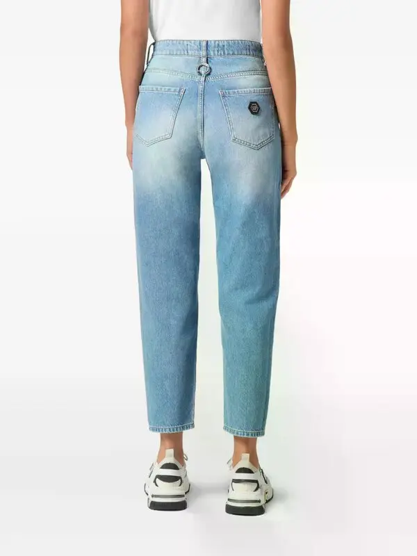 Philipp Plein Logo-appliqué Jeans