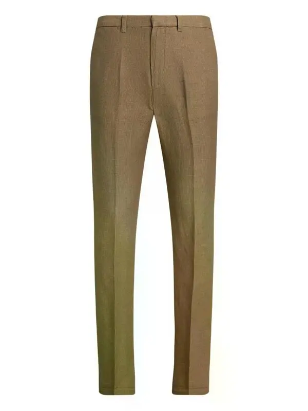 Polo Ralph Lauren Slim-cut Houndstooth Trousers - Neutrals