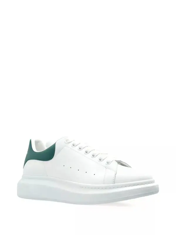 Alexander McQueen Oversized Leather Sneakers - White