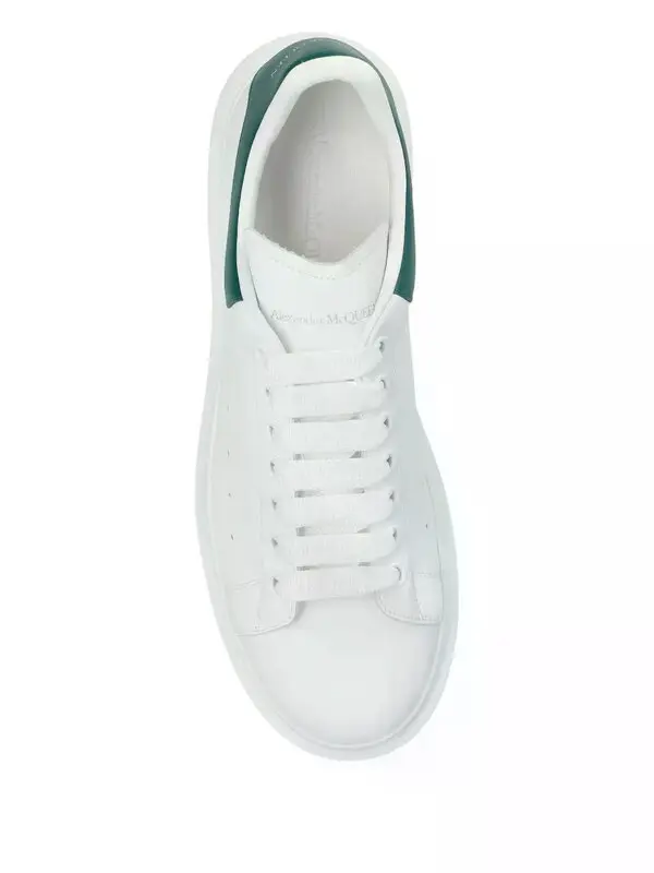 Alexander McQueen Oversized Leather Sneakers - White