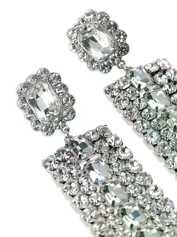 SELF-PORTRAIT Crystal Drop Earrings