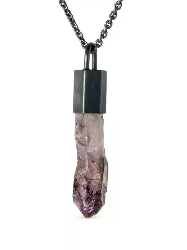 PARTS OF FOUR Talisman Specimen Pendant Necklace - Silver