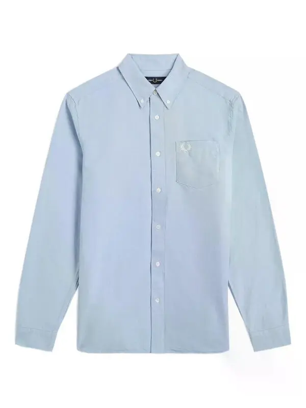 Fred Perry Logo-embroidered Button-down Shirt