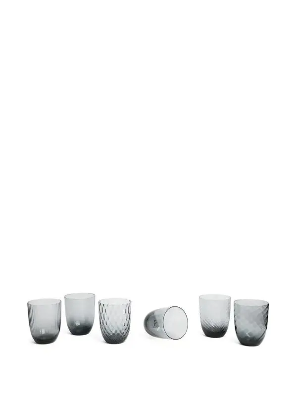 NASONMORETTI Idra Water Glass Set Of Six