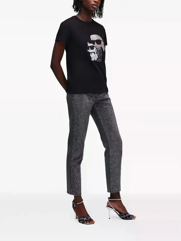 Karl Lagerfeld Ikonik Rhinestone T-shirt