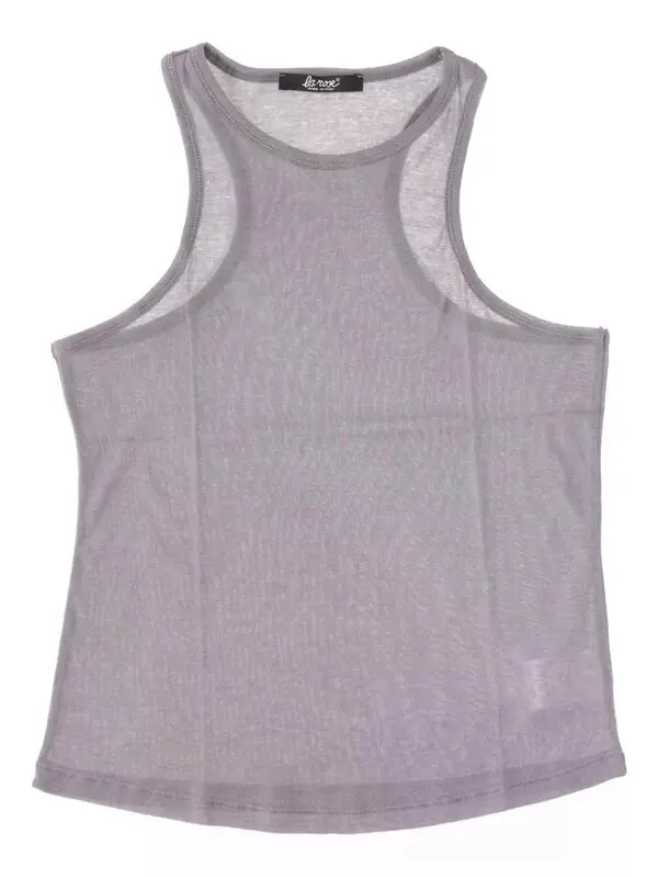 LA ROSE Mesh Tank Top - Grey