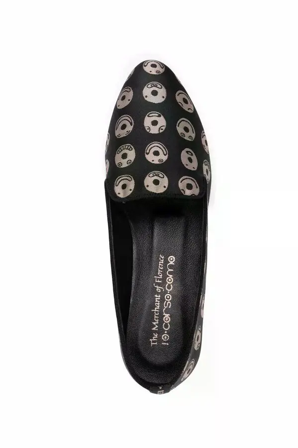 10 CORSO COMO X The Merchant Of Florence Emoji Slip-on Flats