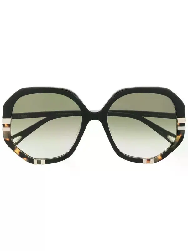 Chloé Oversized Round-frame Sunglasses - Black