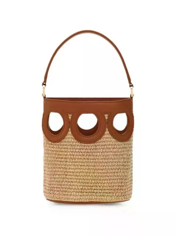 FERRAGAMO Gancini Cut-out Bucket Bag
