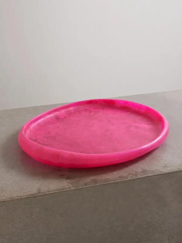 Dinosaur Designs Rock Resin Tray - Pink