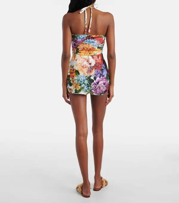 Dolce & Gabbana Floral Cotton Poplin Shorts - Multicoloured