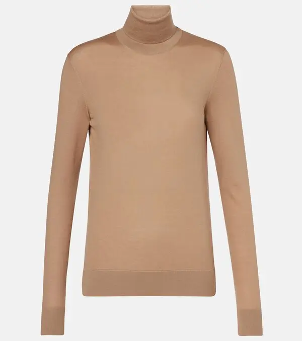 Ralph Lauren Cashmere Turtleneck Sweater - Beige