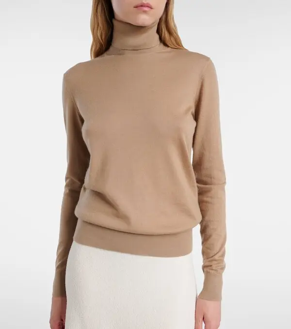 Ralph Lauren Cashmere Turtleneck Sweater - Beige