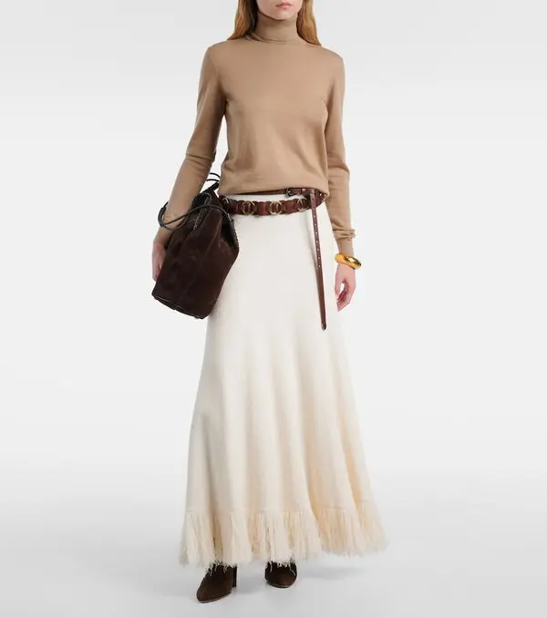 Ralph Lauren Cashmere Turtleneck Sweater - Beige