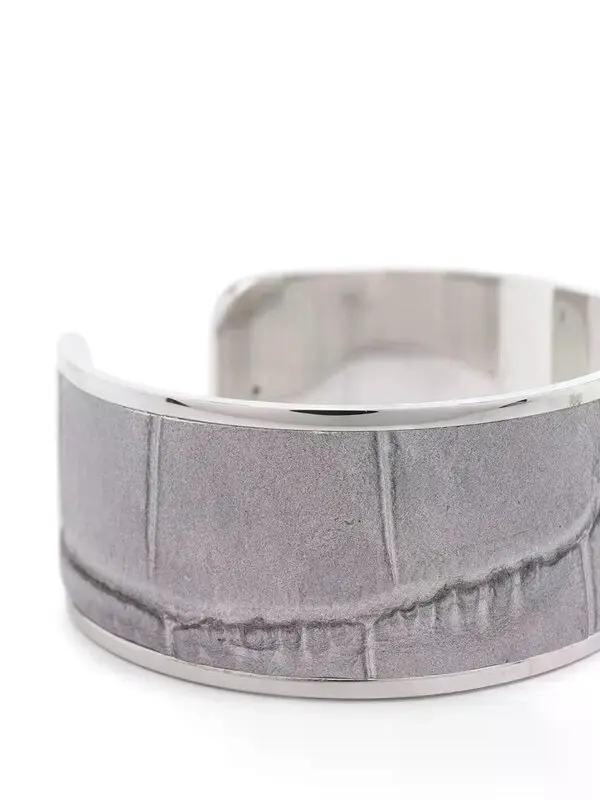 PINETTI Crocodile-embossed Napkin Ring