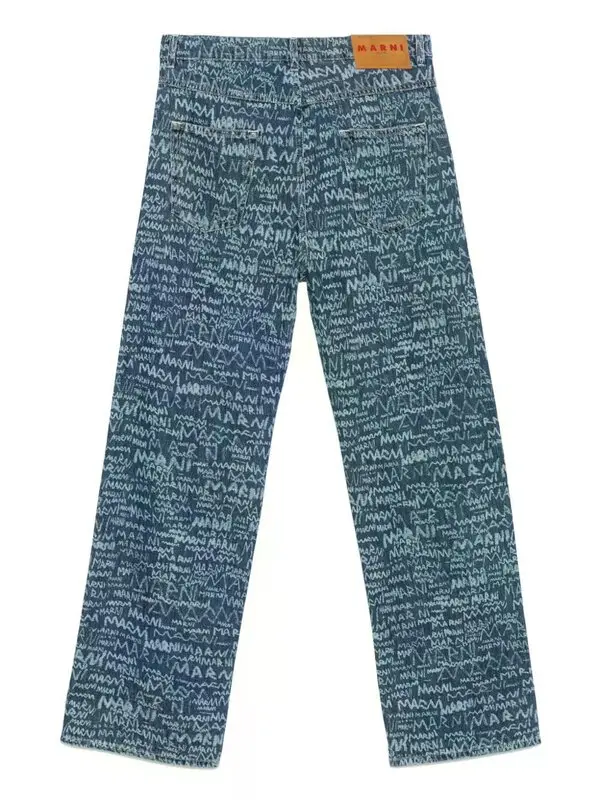 Marni Lasered Jeans - Blue