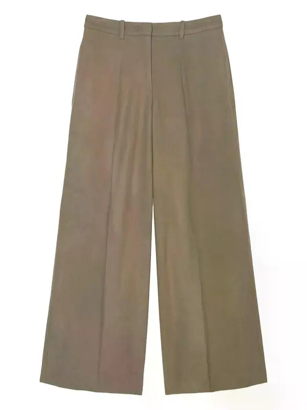 Marc O'polo Tailored Wide Leg Trousers - Brown