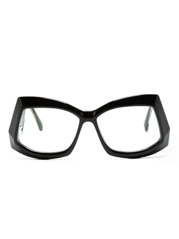 Cazal Geometric-frame Glasses - Black