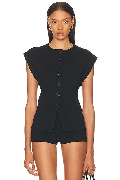EAVES Janith Sleeveless Cardigan