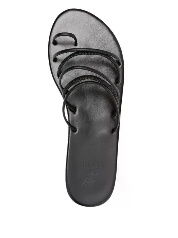 ANCIENT GREEK SANDALS Multi-strap Leather Flat Sandals