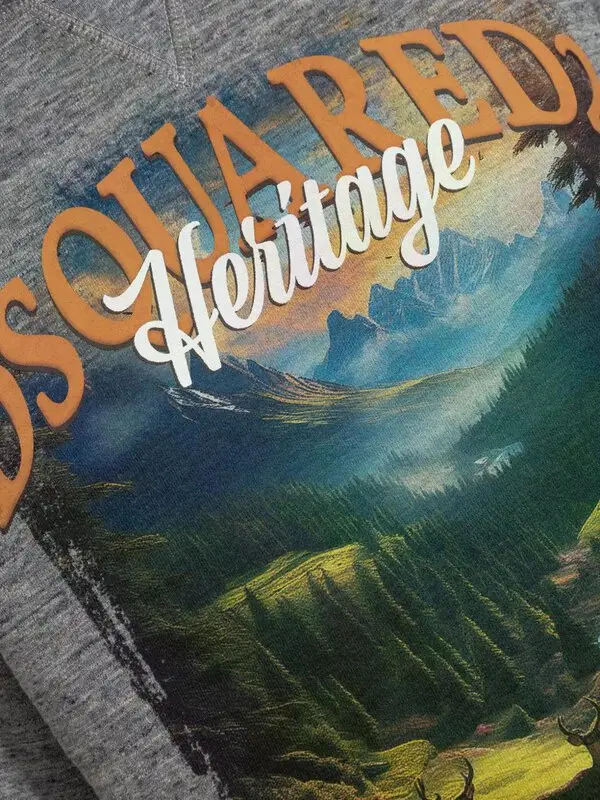 Dsquared2 Landscape Print Hoodie