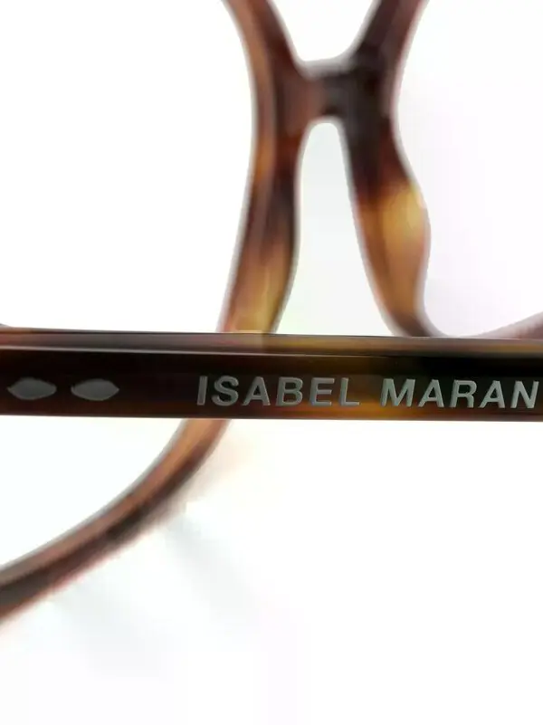Isabel Marant Tortoiseshell Square Frame Glasses