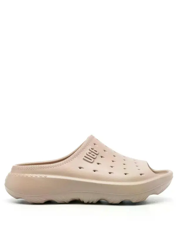 UGG Logo-embossed Perforated Sandals