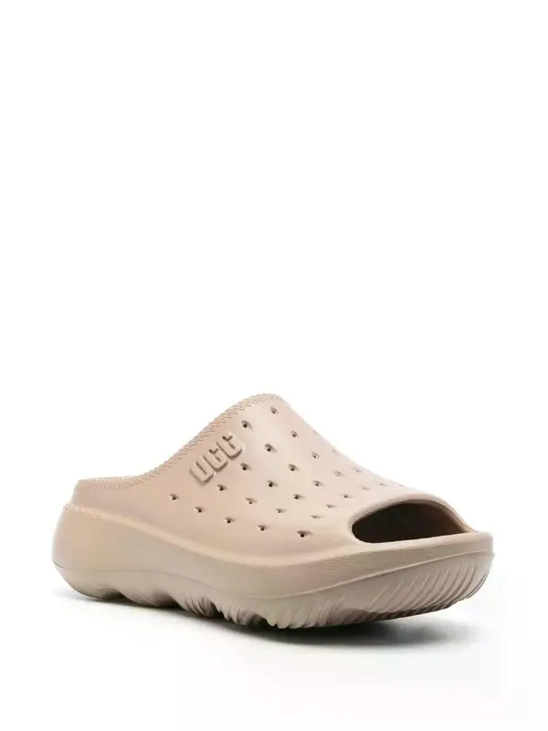 UGG Logo-embossed Perforated Sandals