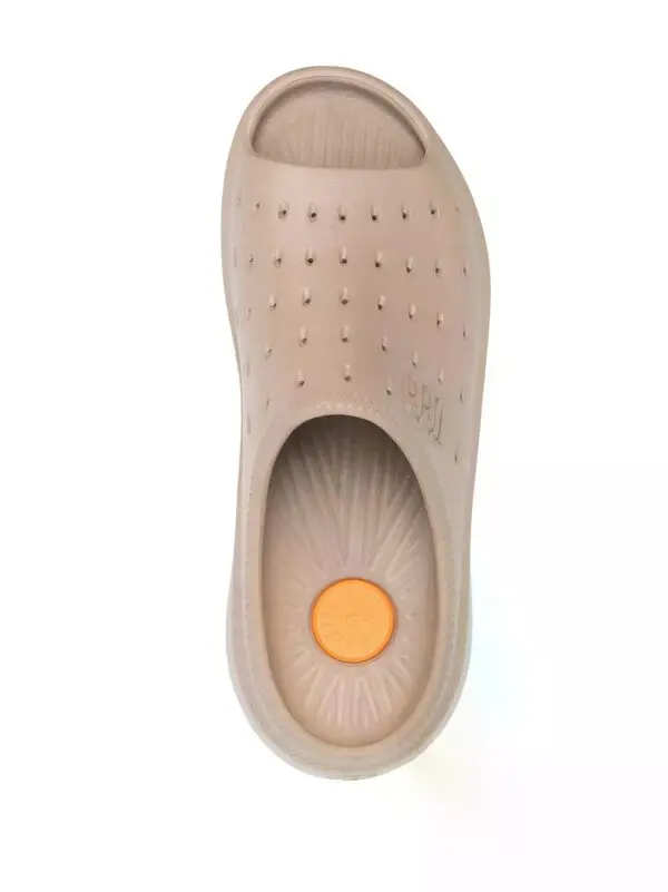 UGG Logo-embossed Perforated Sandals