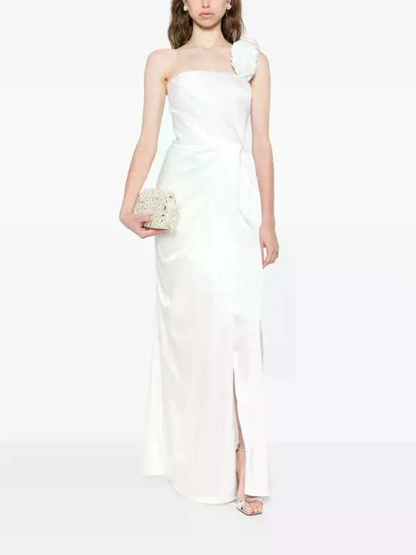 SILK LOVE & LACE Sara Dress - White
