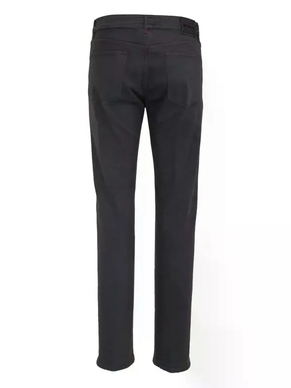 Kiton Logo-patch Jeans - Grey