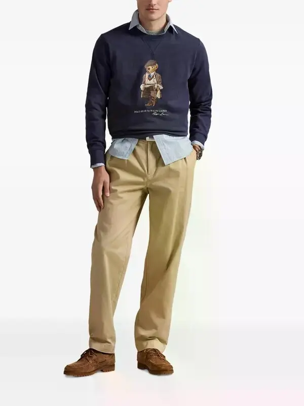 Polo Ralph Lauren Polo Bear-print Sweatshirt - Blue