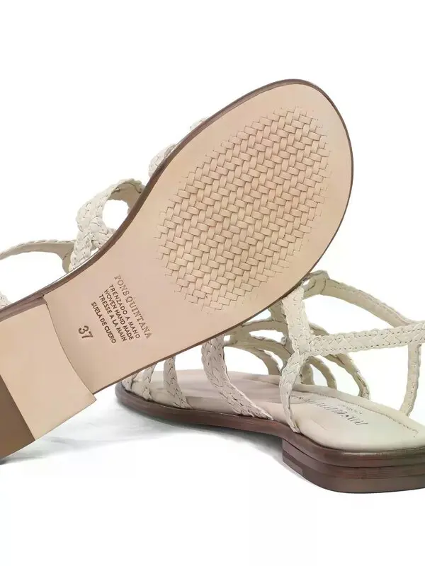 TONI PONS Tina Braided Leather Sandals
