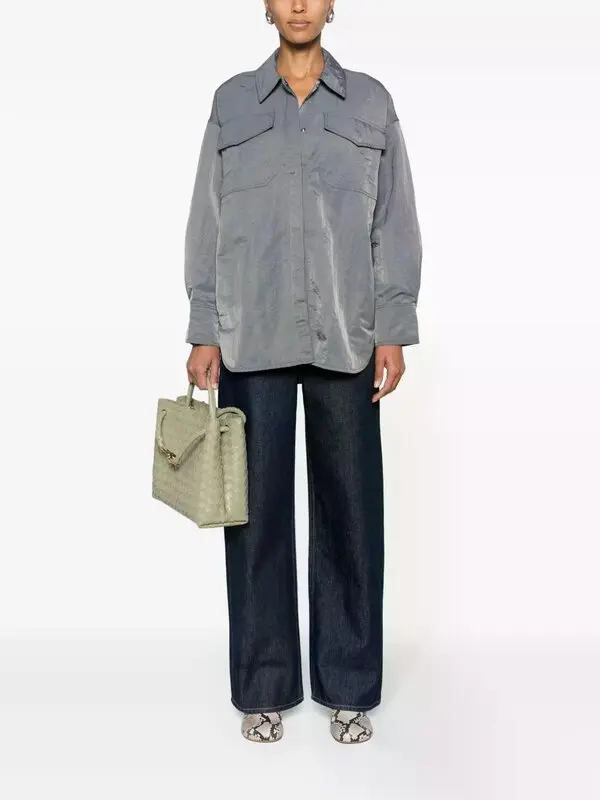 SAMSOE SAMSOE Gira Press-stud Crinkled Shirt