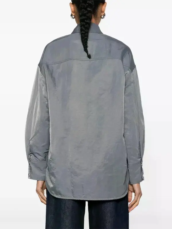 SAMSOE SAMSOE Gira Press-stud Crinkled Shirt