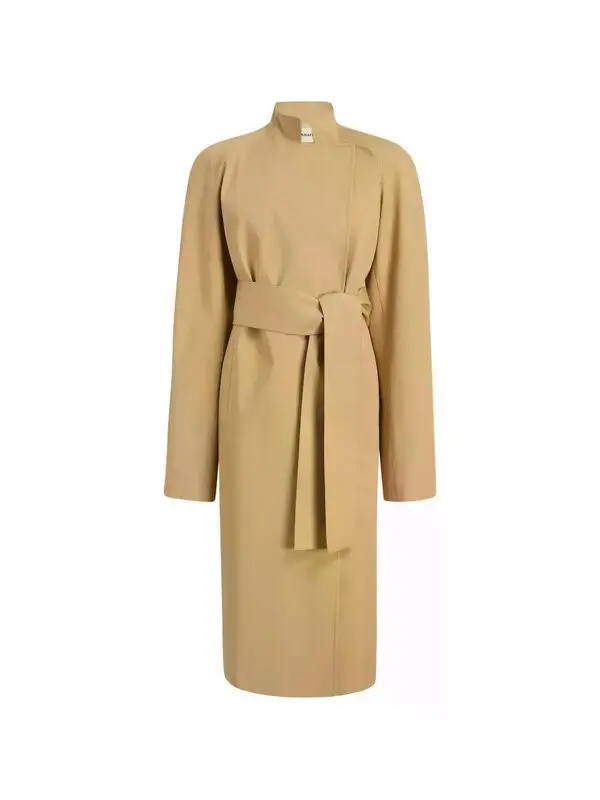 Khaite Belted Raglan-sleeve Coat