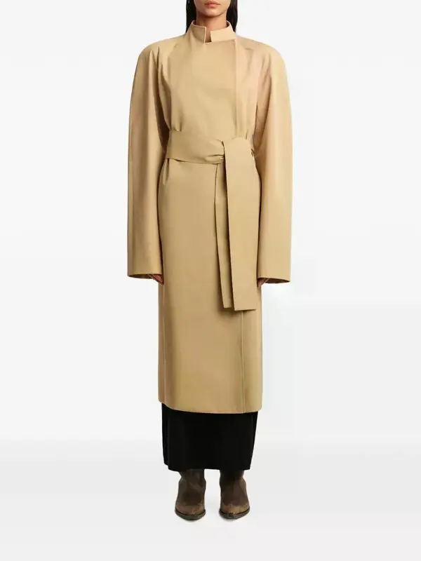 Khaite Belted Raglan-sleeve Coat