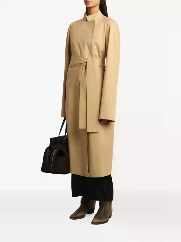 Khaite Belted Raglan-sleeve Coat