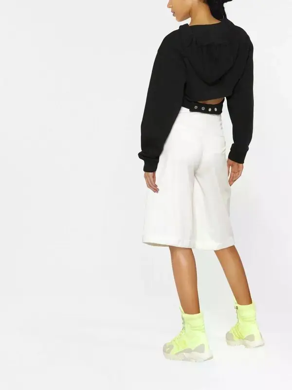 AMBUSH Cropped Hoodie With Embroidered Logo Detail